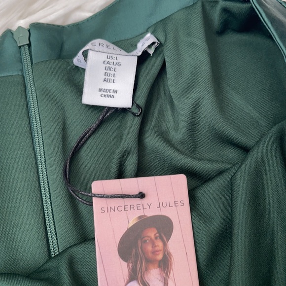 Sincerly Jules | Skirts | Sincerely Jules Holiday Satin Effect Mini ...